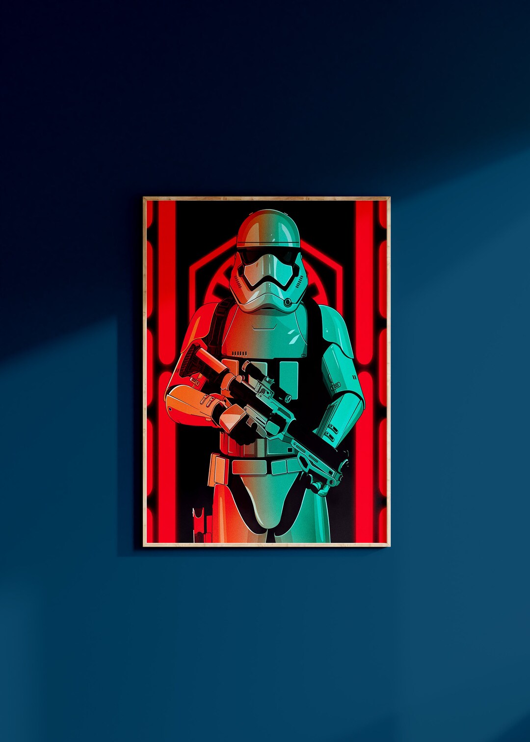 Star Wars First Order Stormtrooper Poster Art Print May the 4th Wall ...