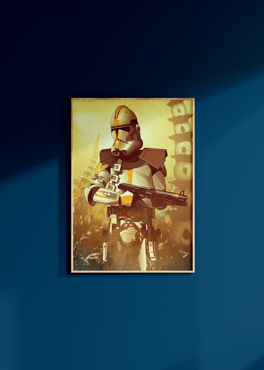 Star Wars Clone Wars 327th Commander Bly Poster Print May the 4th Home ...