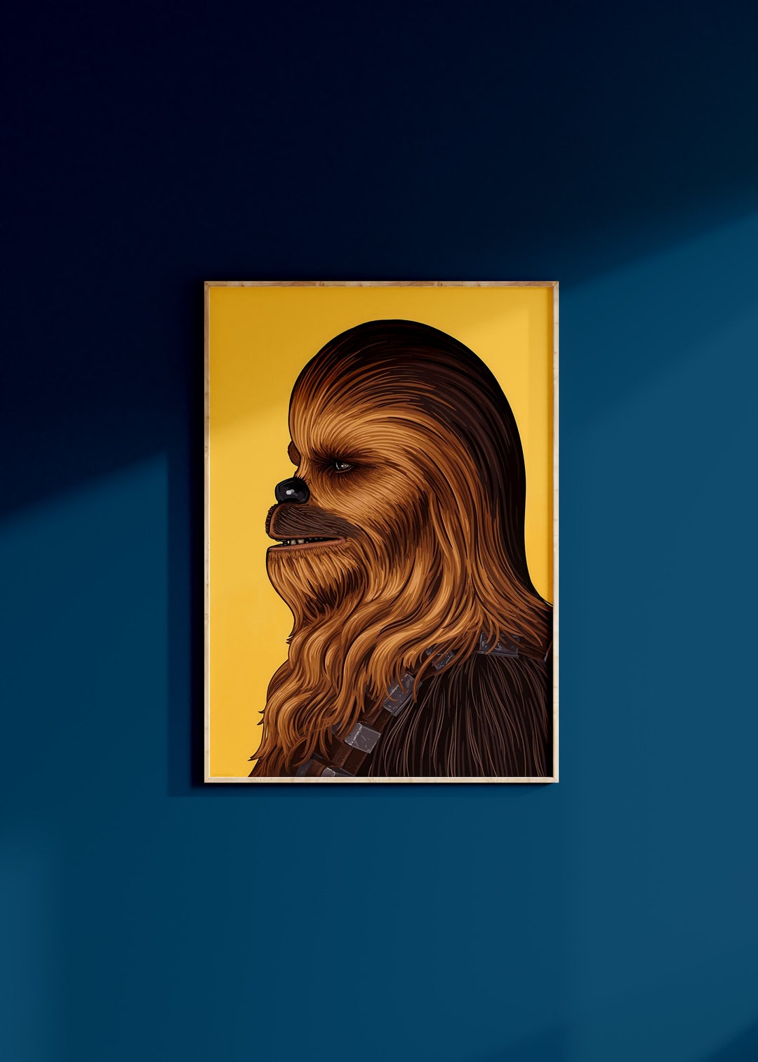 Star Wars Chewbacca Poster Art Print Disneyland Wall Art Home Decor ...