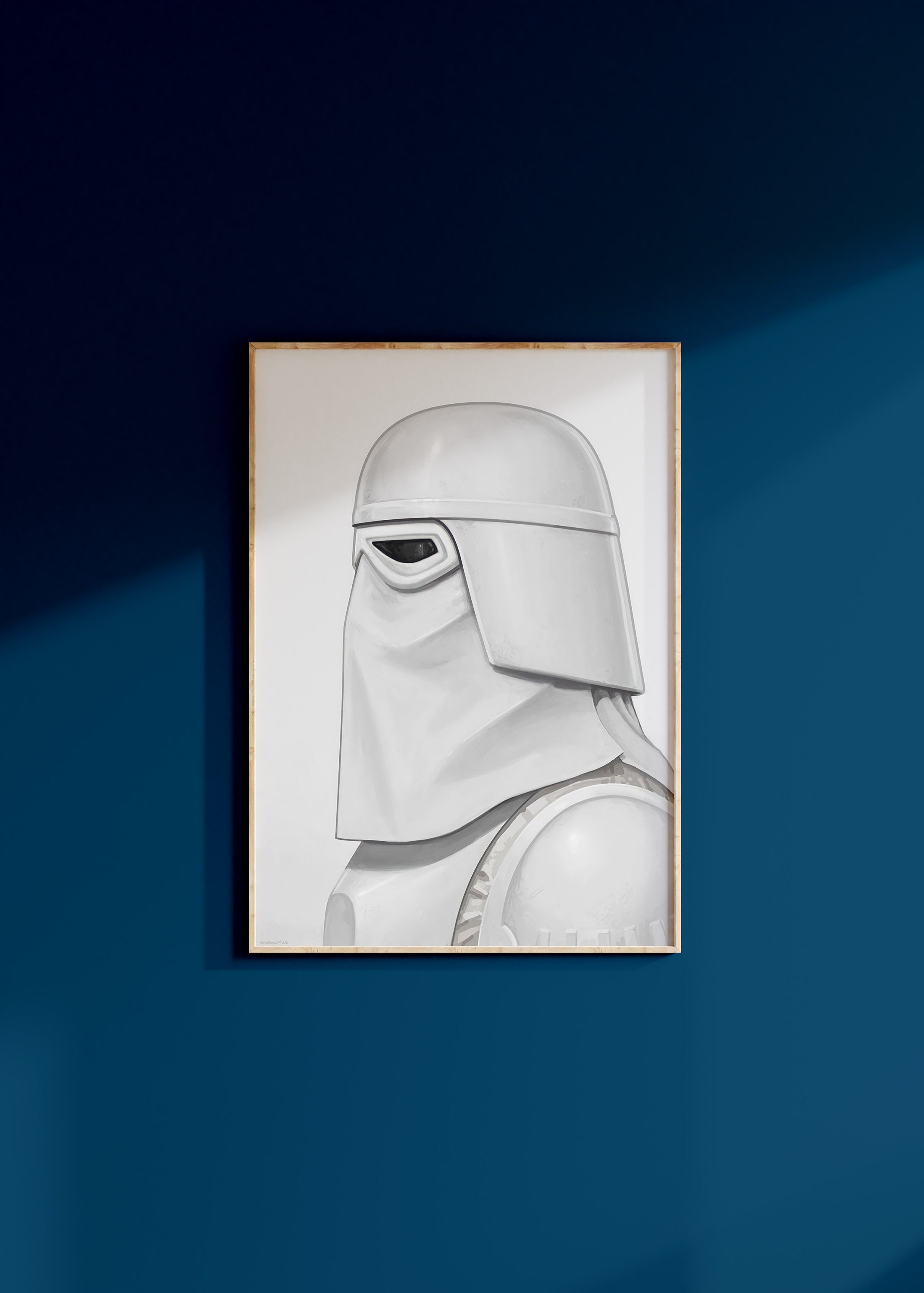 Star Wars Hoth Snowtrooper Poster Art Print May the 4th Wall Art Galaxy ...