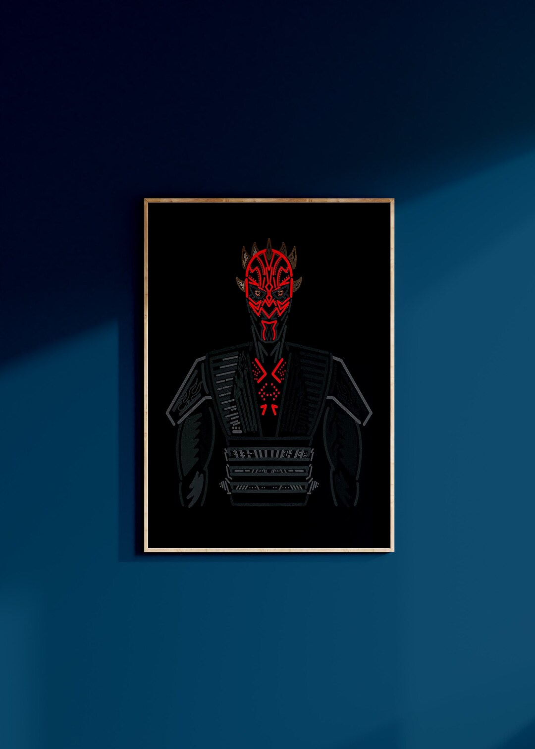 Star Wars Darth Maul Dark Side Sith Lord Poster Print May the 4th Wall ...