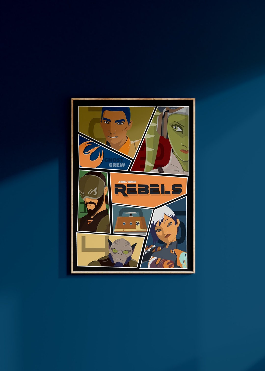 Star Wars Rebels Ghost Crew Unisex Poster Art Print May the 4th Wall ...