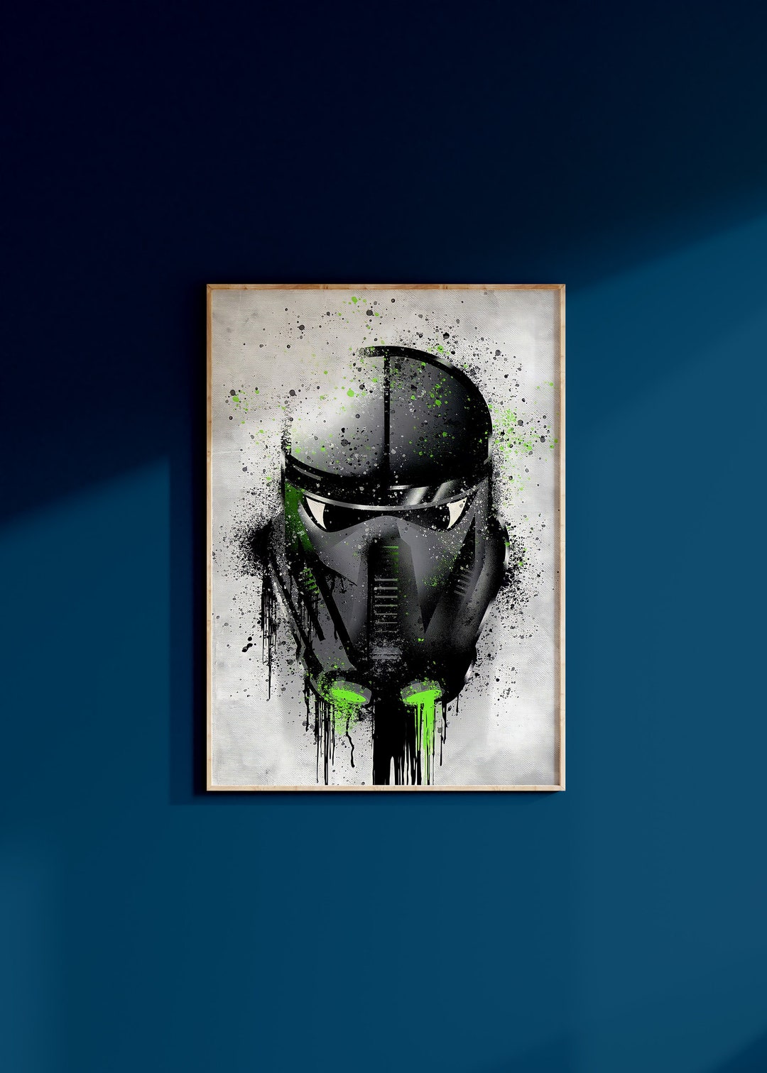 Star Wars Rogue One Death Trooper Poster Art Print May the 4th Wall Art ...