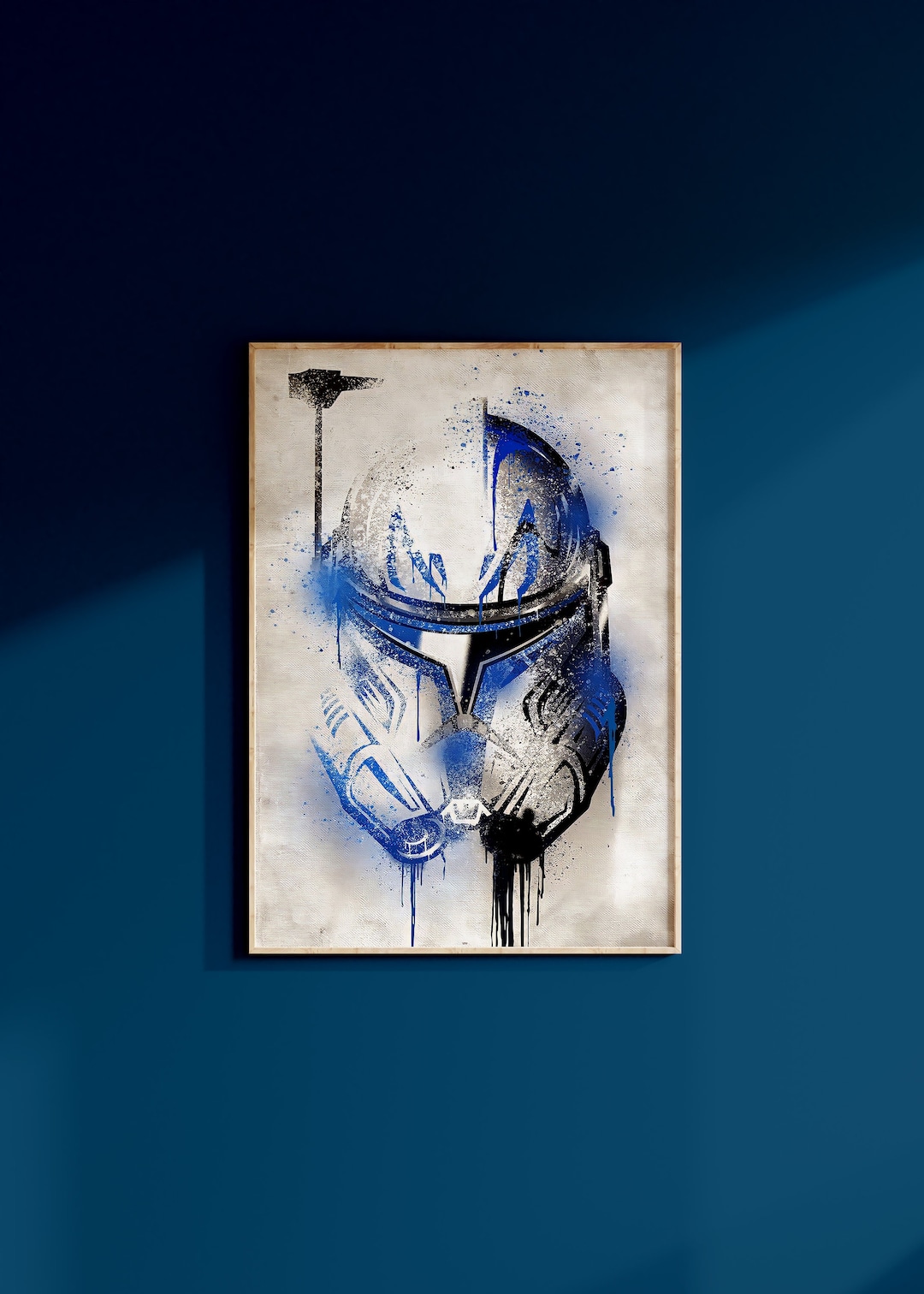 Captain Rex 501st Legion Poster Art Print Clone Wars Wall Art the Bad ...
