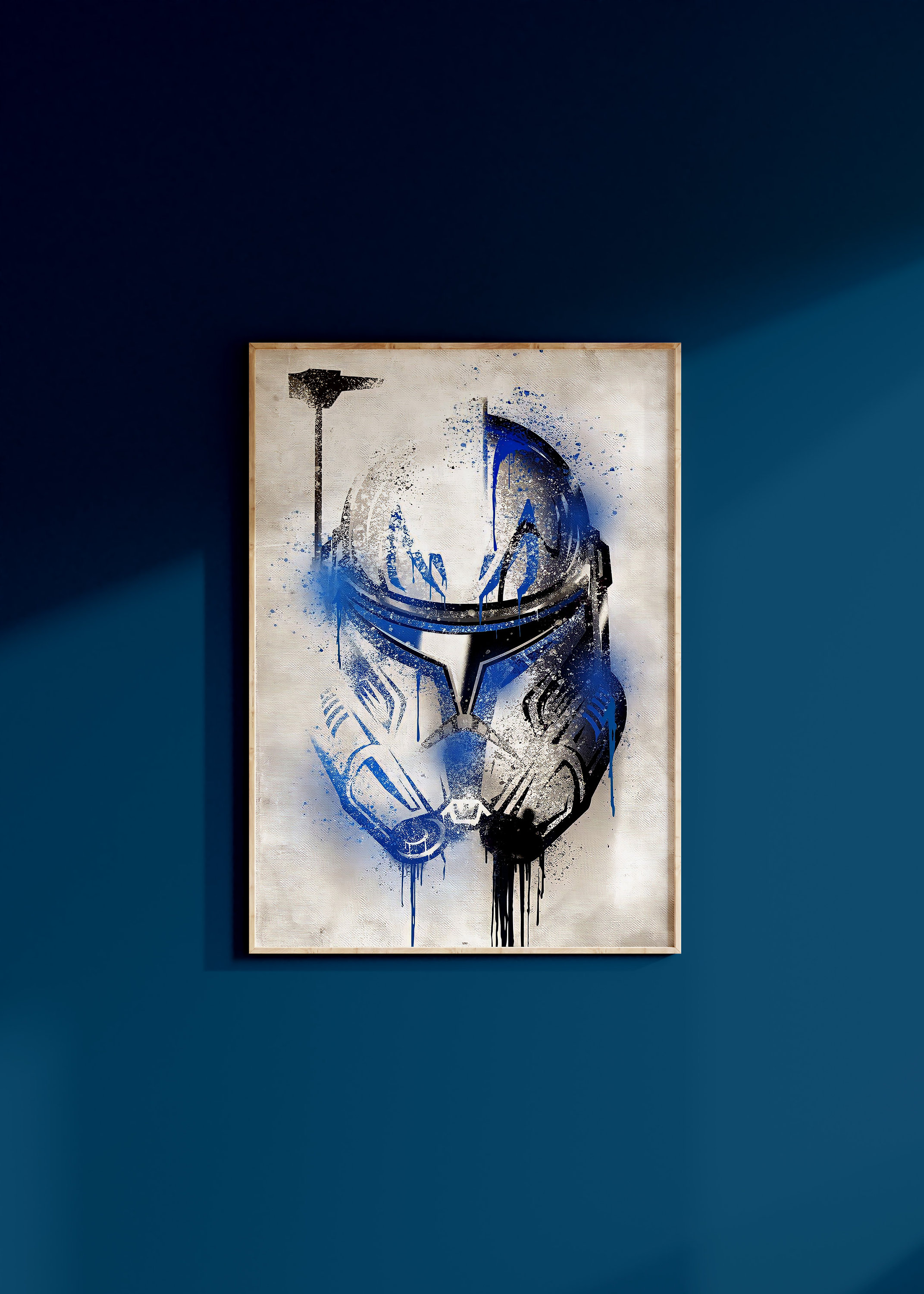 Captain Rex 501st Legion Poster Art Print Clone Wars Wall Art the Bad ...