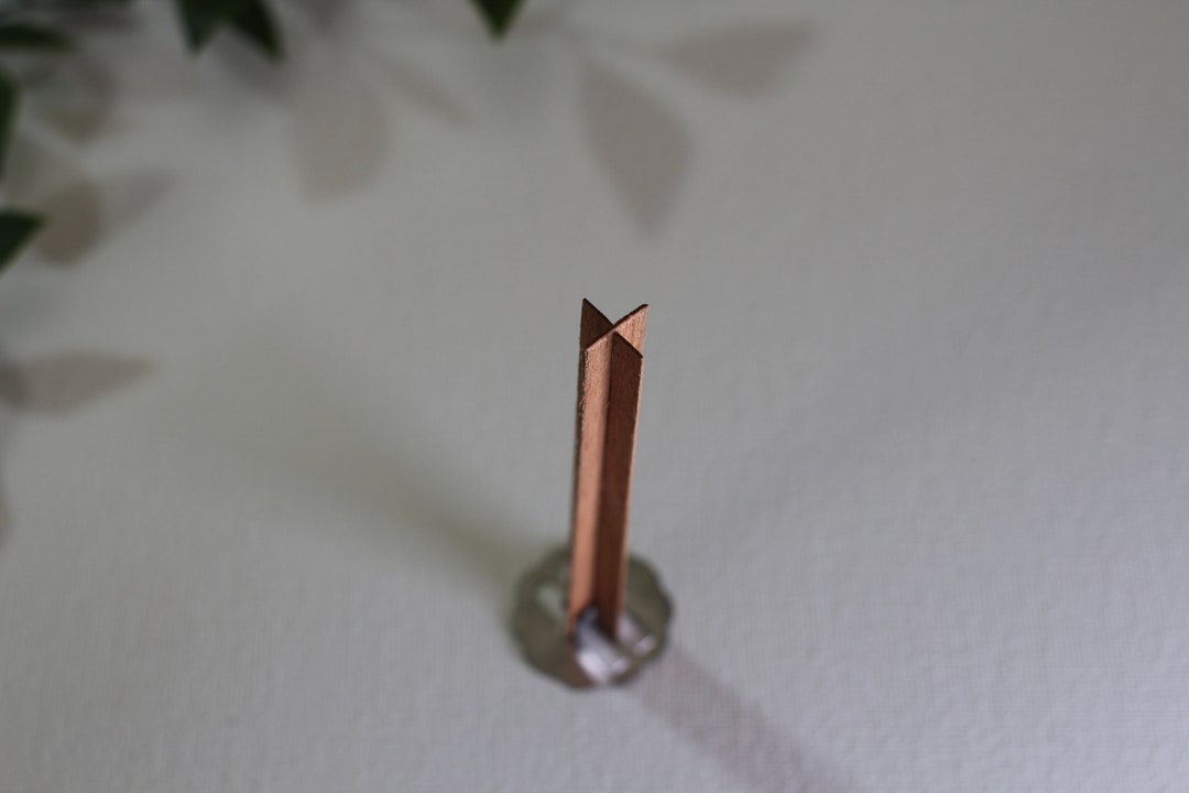 3 Pk - Cross Wood Wicks With Bases - Etsy