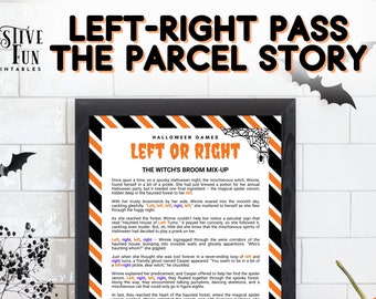 Halloween Left Right Passing Game Left Right Game for Halloween Party ...