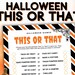 Halloween This or That Game, Printable Would You Rather Fall Festival ...