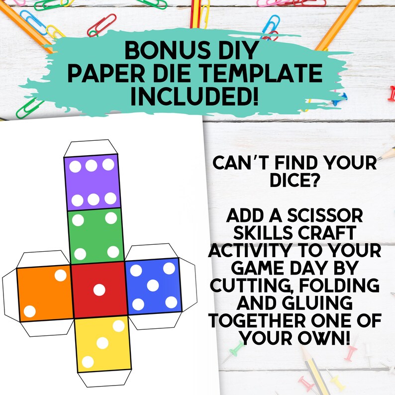 Roll-a-treat Halloween Candy Dice Game, Easy Classroom Party Game for ...
