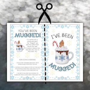 You've Been Mugged Coworker Gift Exchange, Secret Santa Surprise Office ...