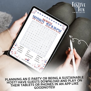 USA Word Search, Easy Patriotic American Trivia Game, Independent ...