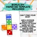 Fiesta Roll A Piñata Printable Game, Easy Piñata Theme Candy Dice Game ...