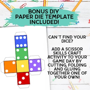 Roll-a-tree Christmas Party Game, Easy Roll the Dice Candy Game for ...