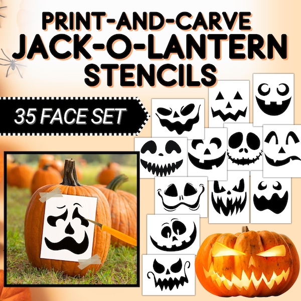 Printable Scary Faces - Etsy