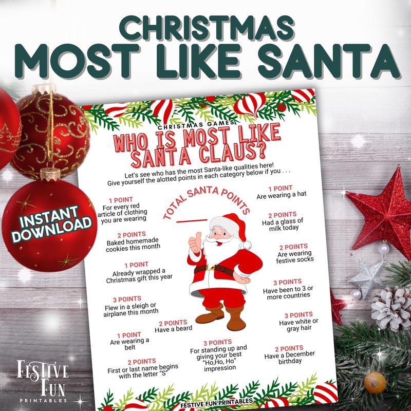 Most Like Santa - Etsy