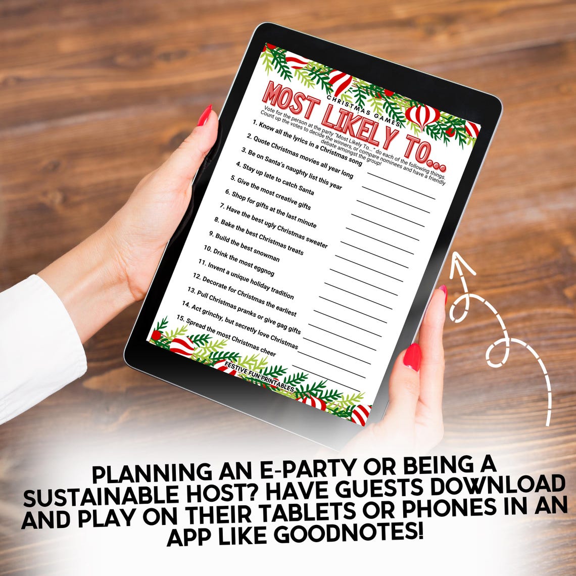 Most Likely to Christmas Superlative Awards, Fun December Friendsmas ...