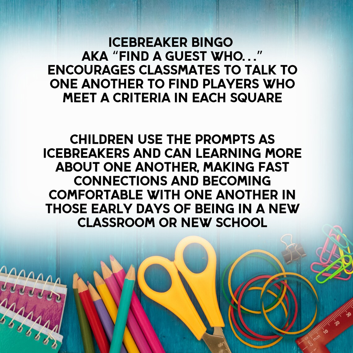 Back to School Classmate Bingo Game, First Day of School Icebreaker ...