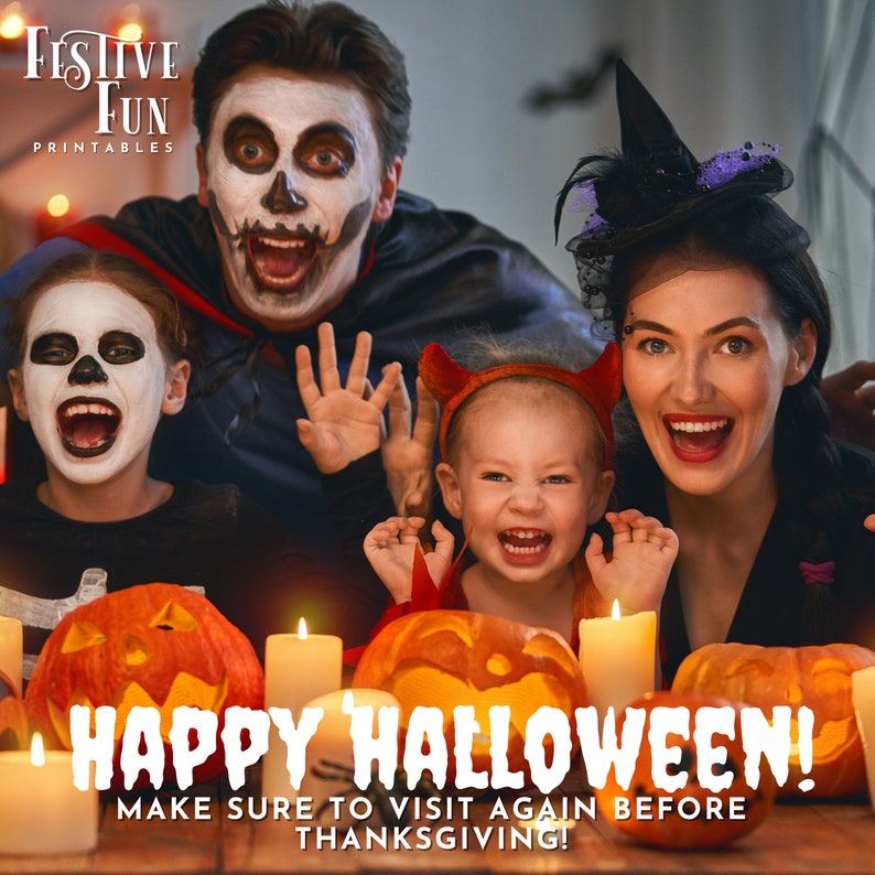 Witch's Broom Halloween Left Right Story, Printable Pass the Pumpkin or ...