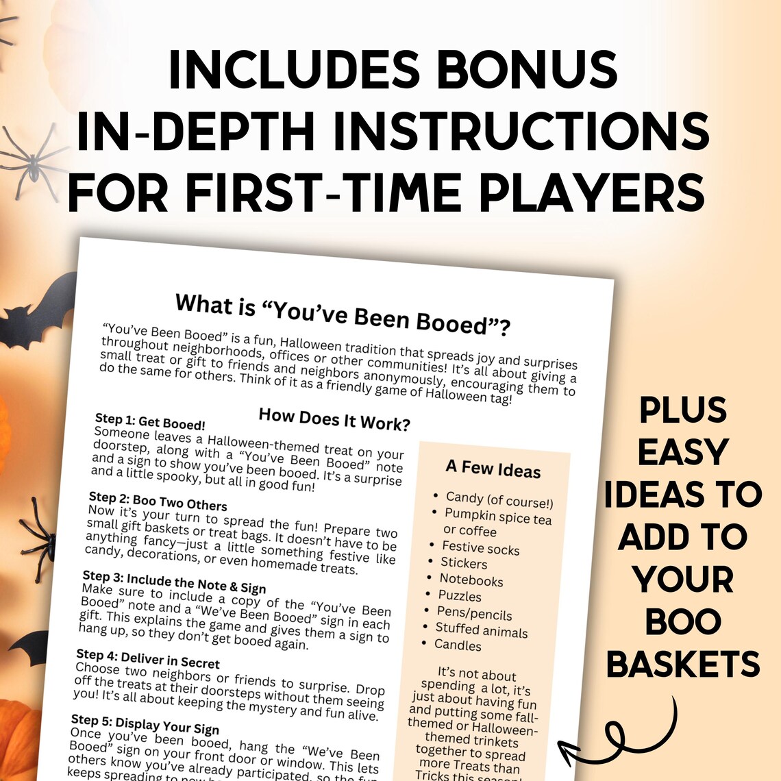 You've Been Booed Office Printable Boo Basket Game, Surprise Coworker ...