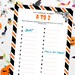 Halloween A to Z Race Game,think Fast Party Activity for Kids Teens or ...