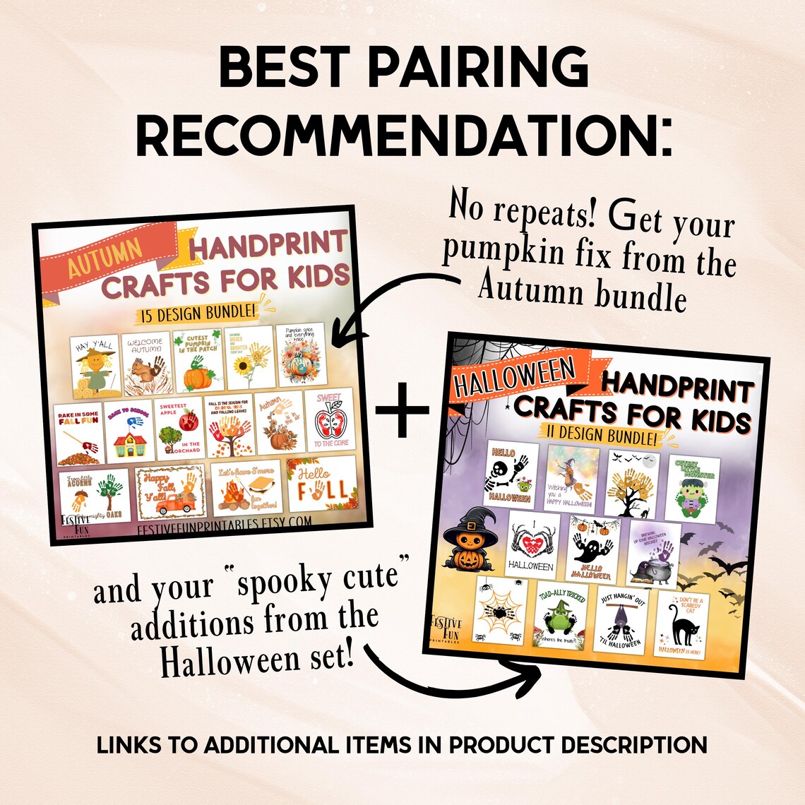 Halloween Handprint Crafts for Kids, Printable DIY Fingerprint Art ...