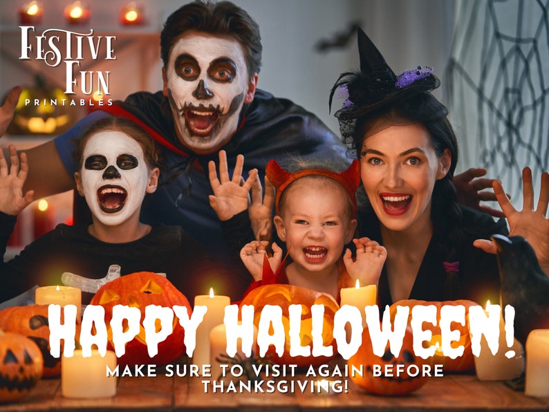 Halloween Cake Walk Game With Instructions, Numbers and Calling Card ...