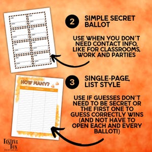 Guess How Many Candy Game Printable Bundle, Rhyming Poem Rules Sign and ...