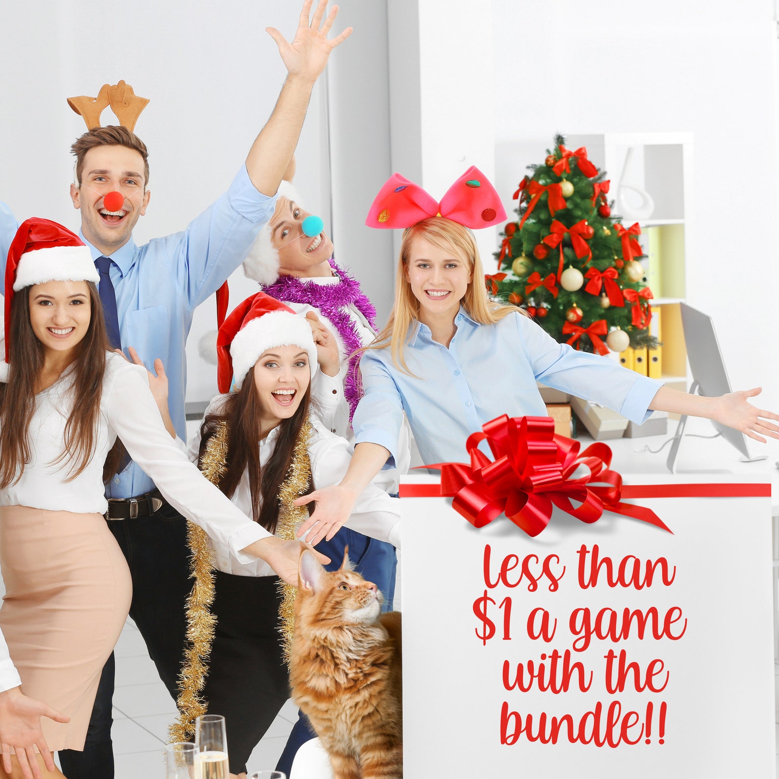 Mega Christmas Game Printable Bundle, Festive Holiday Party Activities ...