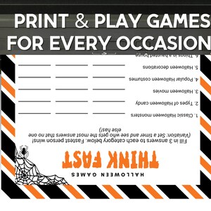 Halloween Left Right Story Gift Exchange Game, Printable Pass the ...
