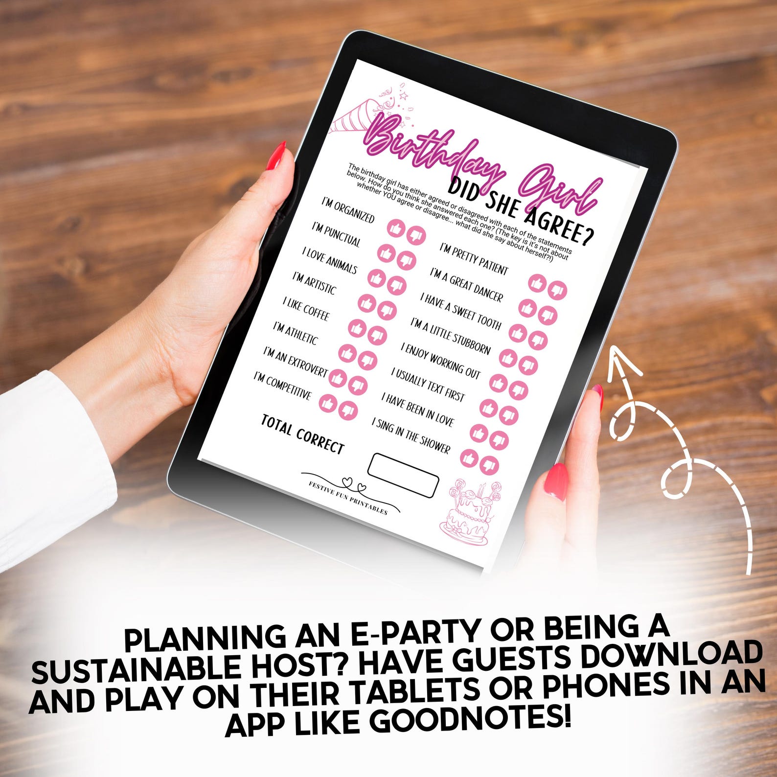 What Did Birthday Girl Say Trivia Game, Fun Printable True False Quiz ...