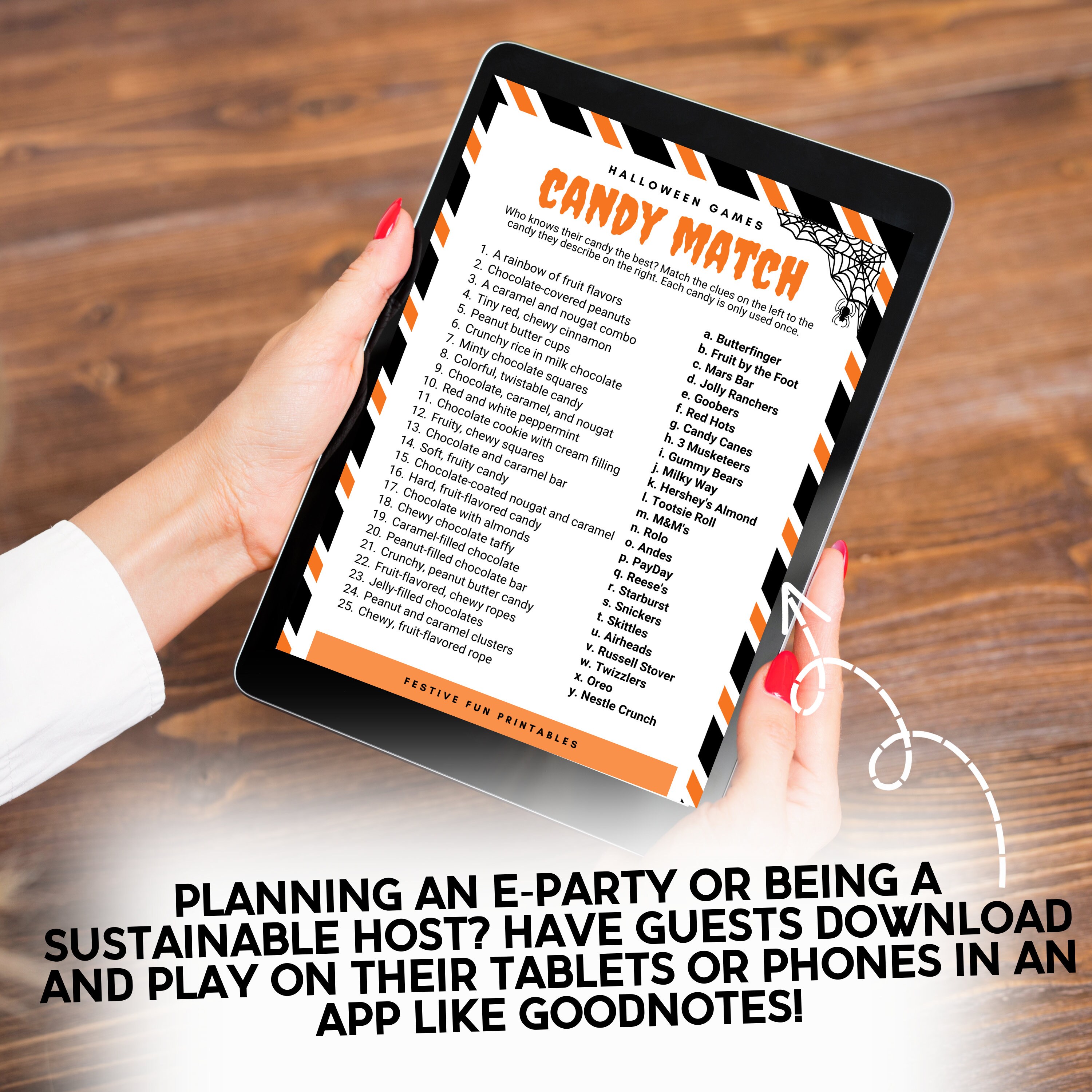 Candy Match Halloween Trivia, Chocolate Brands Matching Game, Group ...