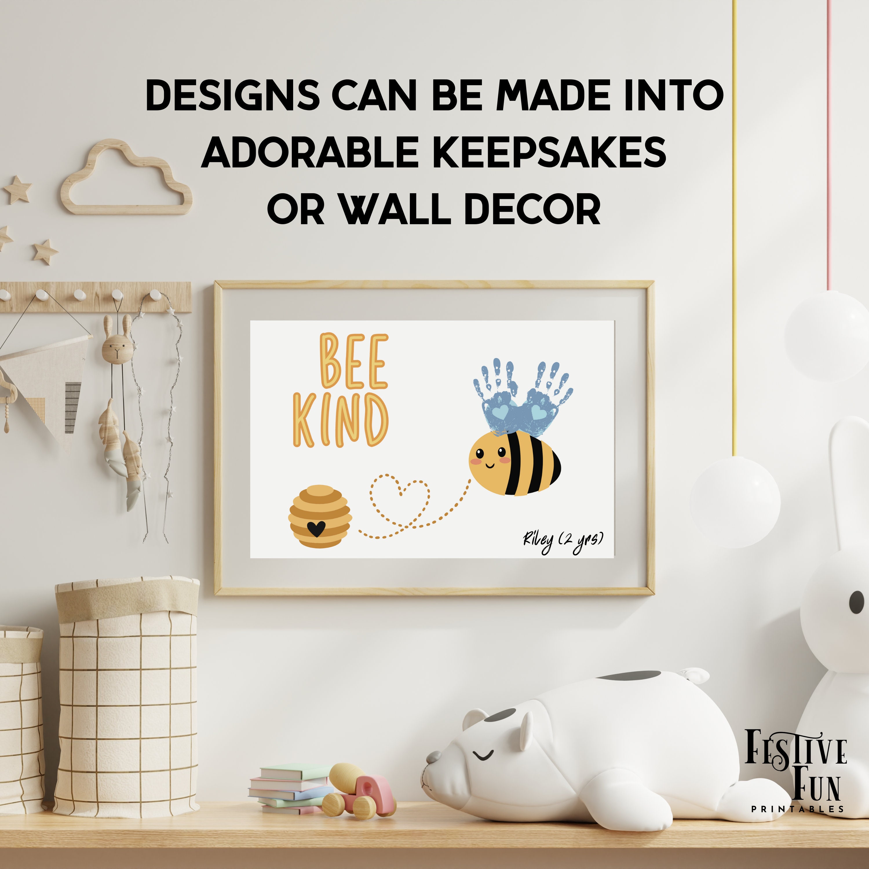 Spring Handprint Crafts for Kids, 12 Printable DIY Fingerprint Art ...