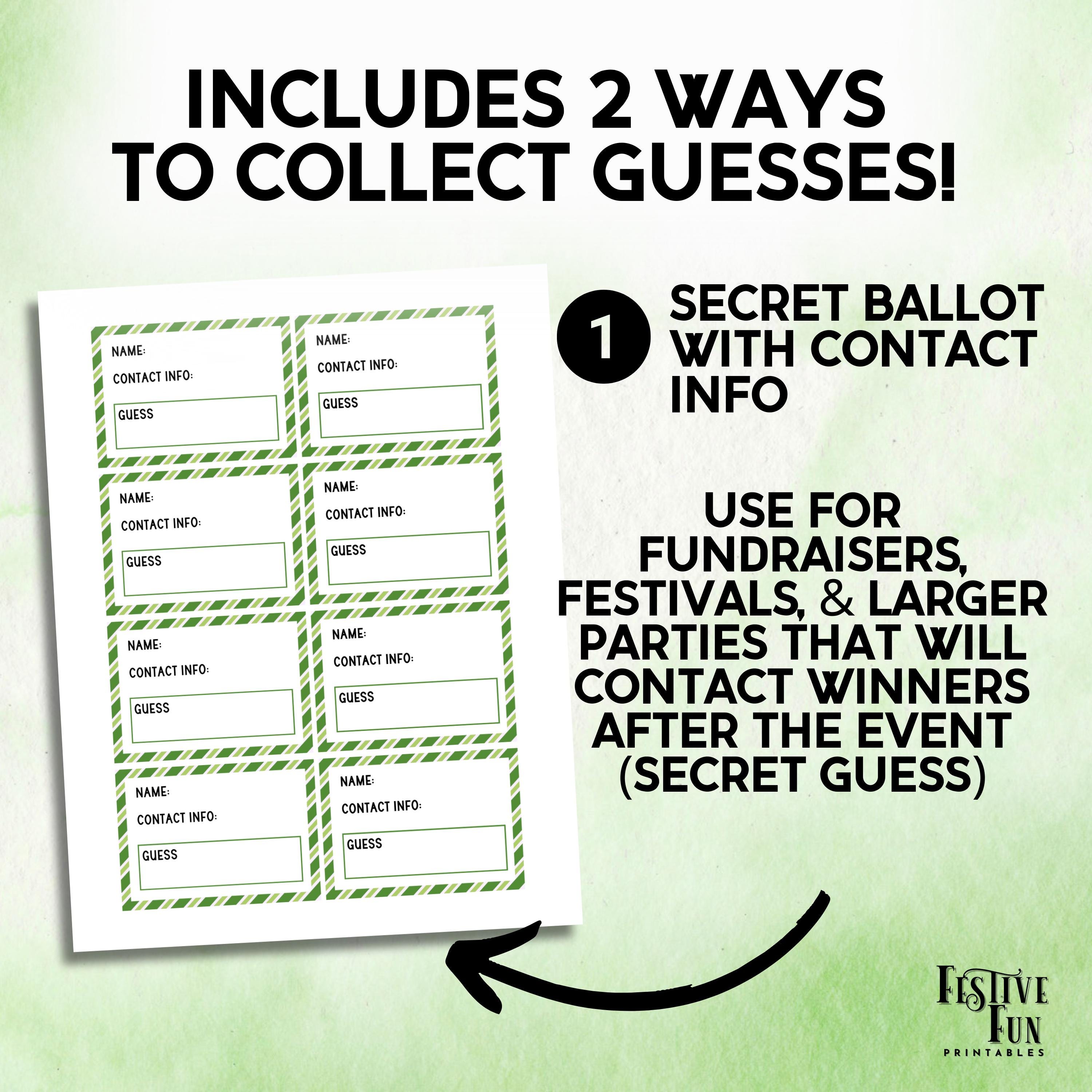 St Patricks Day Guess How Many Game Bundle, Fun School Party Idea ...