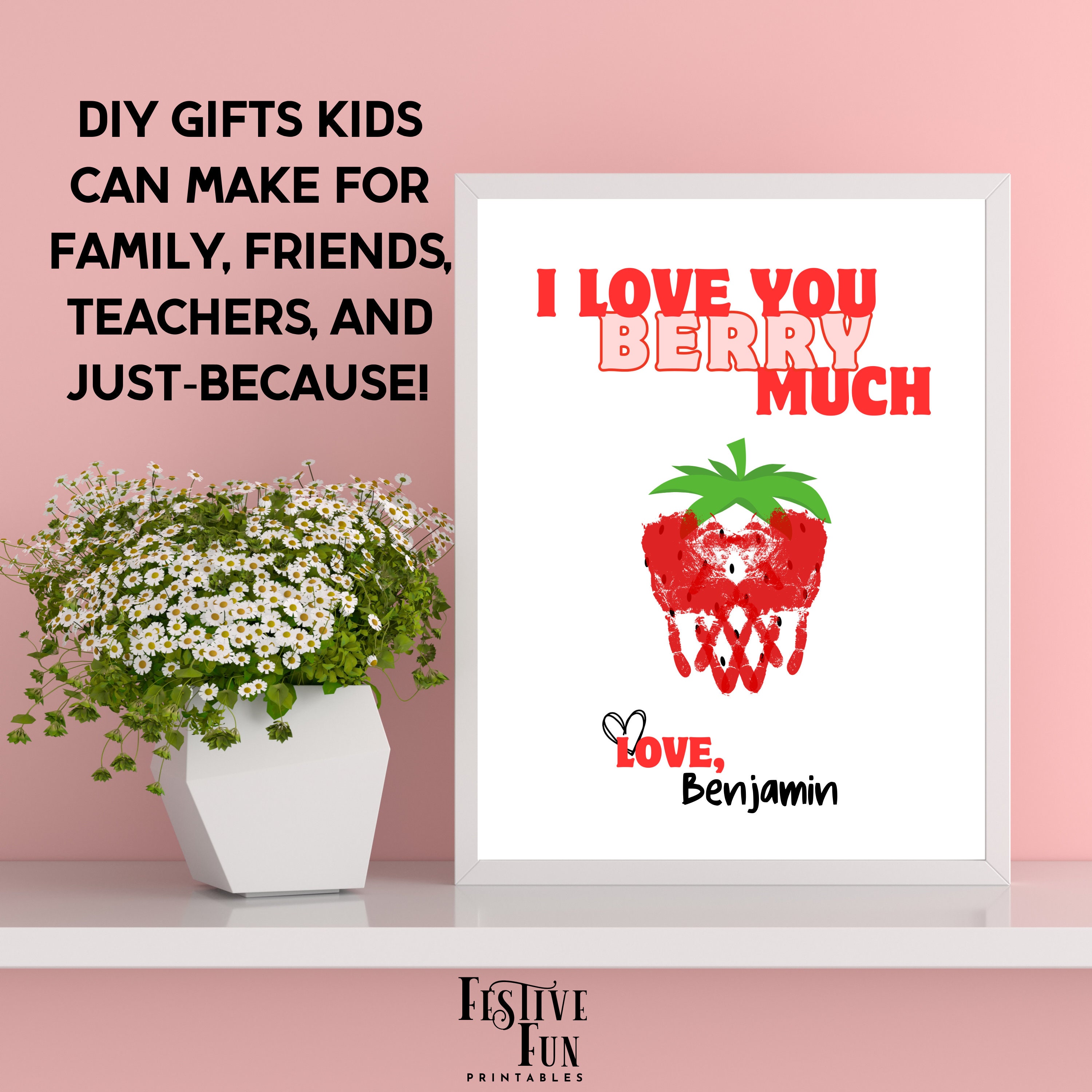 Spring Handprint Crafts for Kids, 12 Printable DIY Fingerprint Art ...