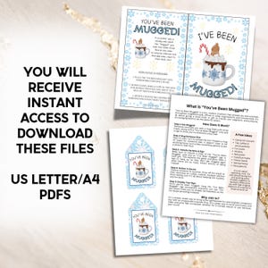 You've Been Mugged Coworker Gift Exchange, Secret Santa Surprise Office ...