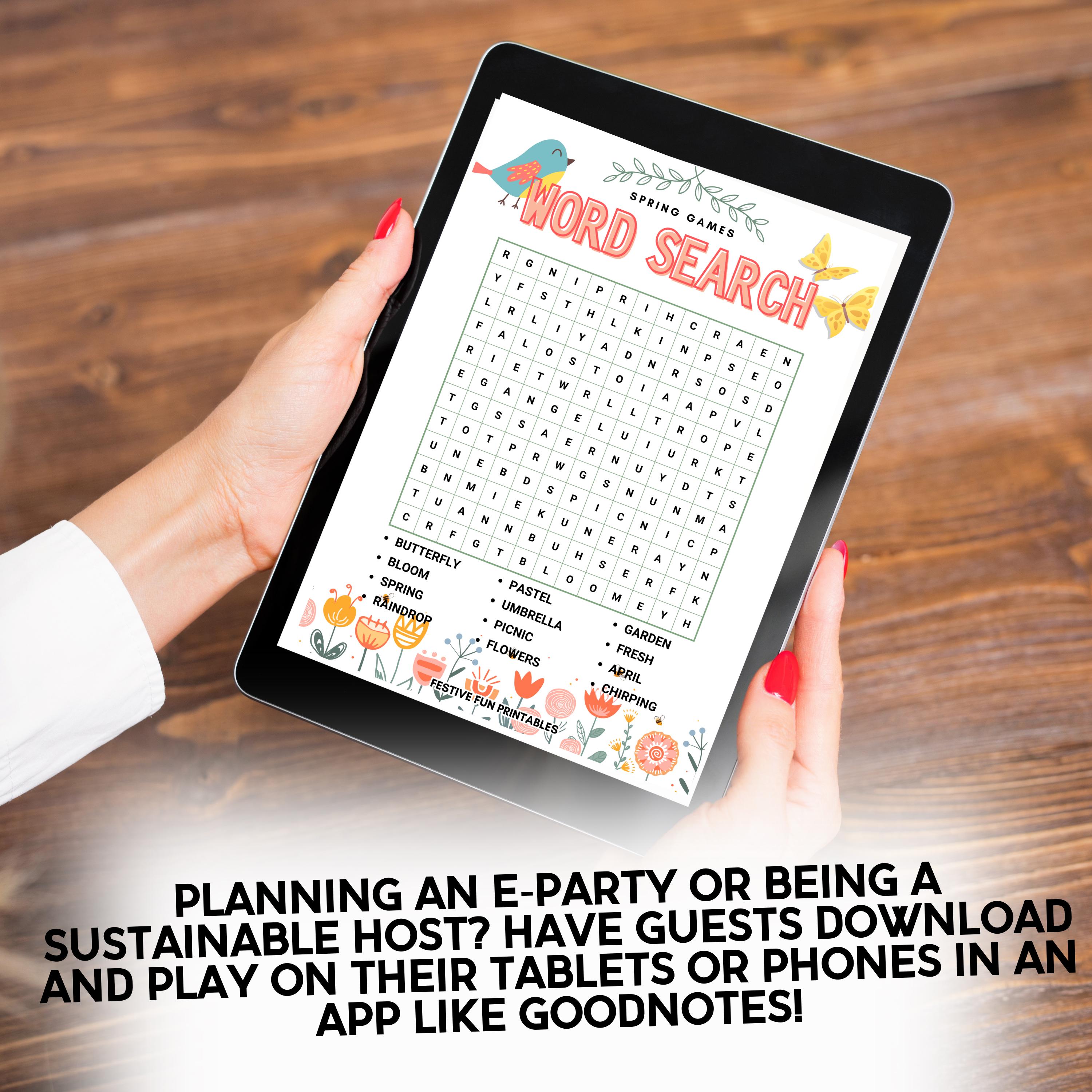 Spring Seasonal Games Bundle Printable, Spring Trivia Icebreaker Group ...