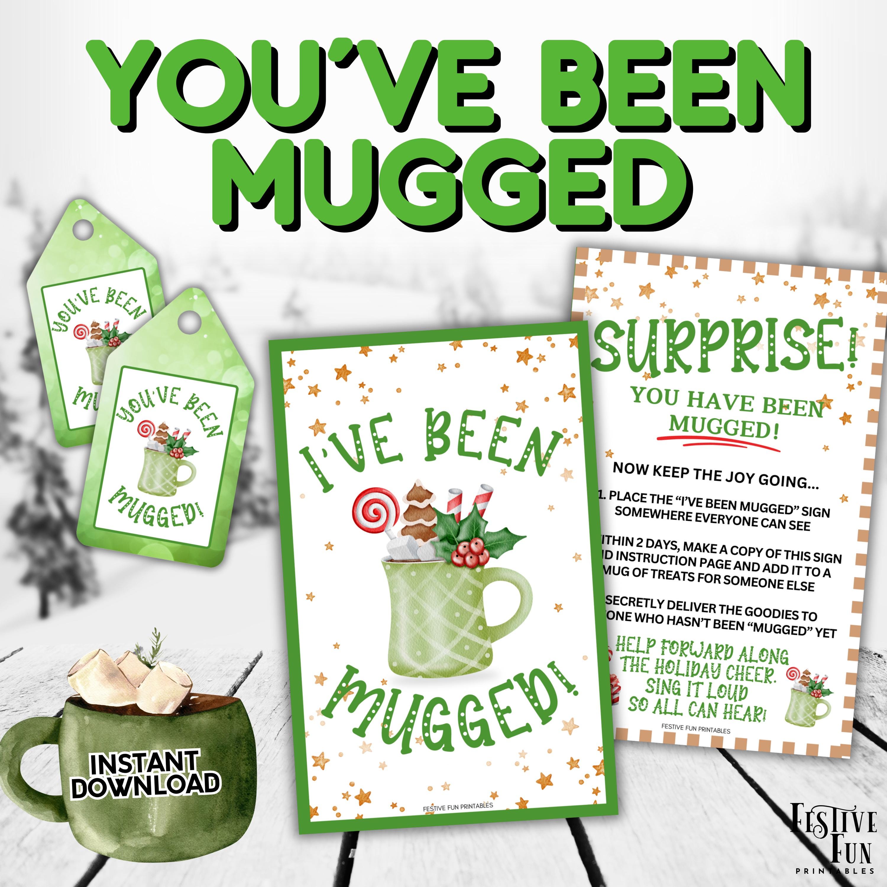 You've Been Mugged Surprise Printable Game, Coworker Neighbor or Friend ...