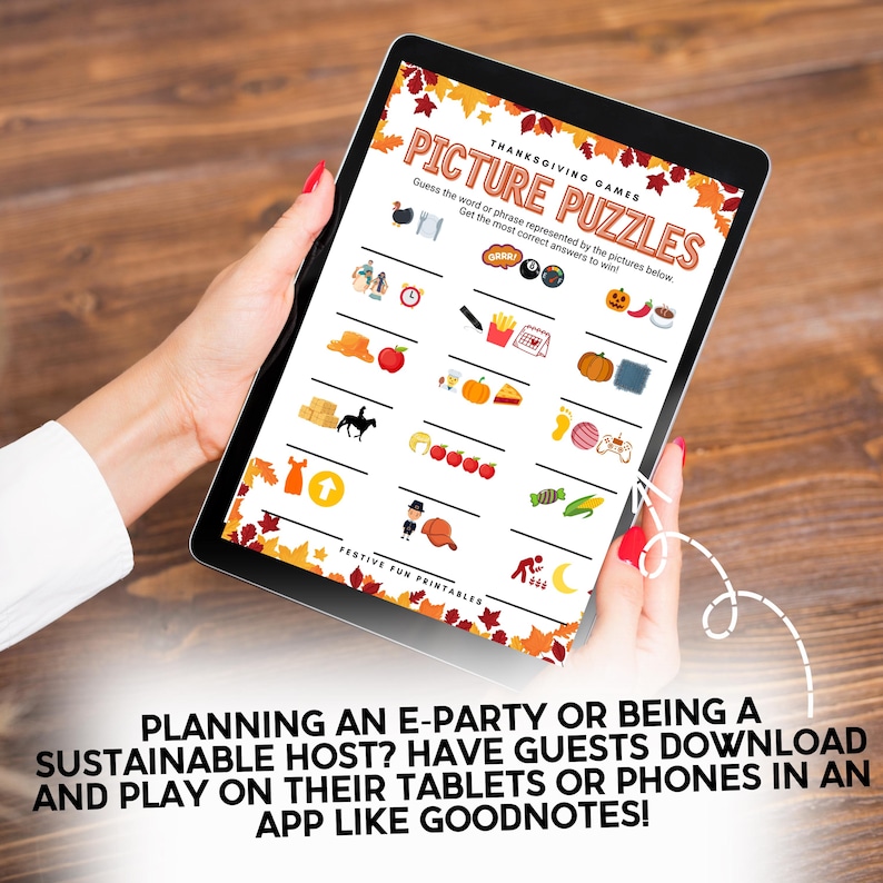 Thanksgiving Emoji Trivia Picture Puzzles, Fun Easy Friendsgiving Group ...