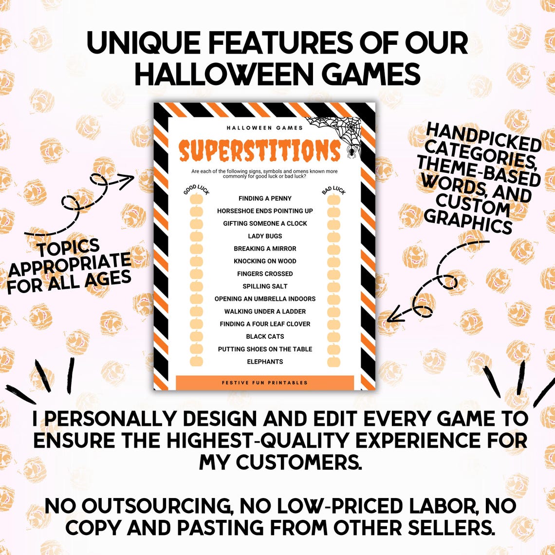 Superstitions Trivia, Halloween Are You Superstitious, Good Luck Bad ...