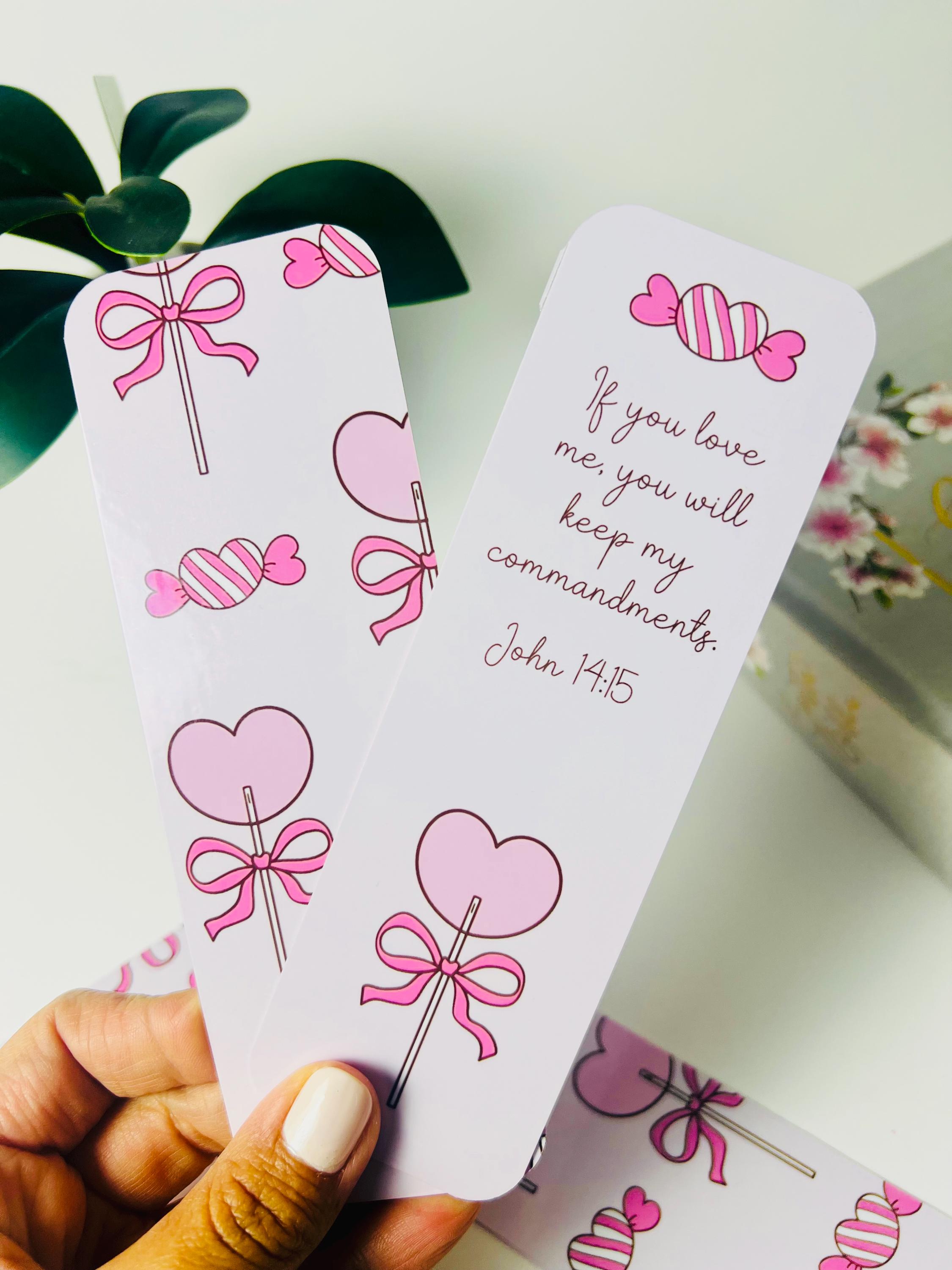 Christian Bookmark Set: Bible Verse Laminated Bookmarks, Faith Gift - Etsy