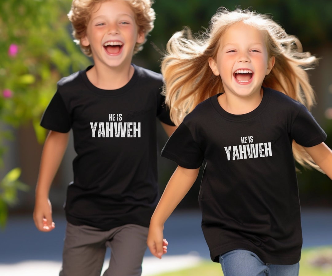Yahweh Kids Shirt Black - Etsy