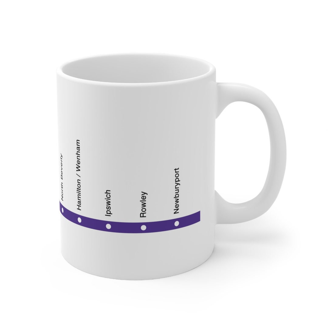 Boston MBTA Commuter Rail - Newburyport Line Mug - Etsy