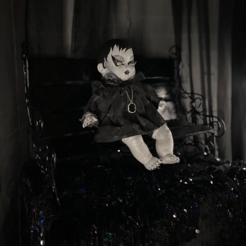 OOAK Spooky Baby Doll: “winky the Wicked Stepchild” - Etsy
