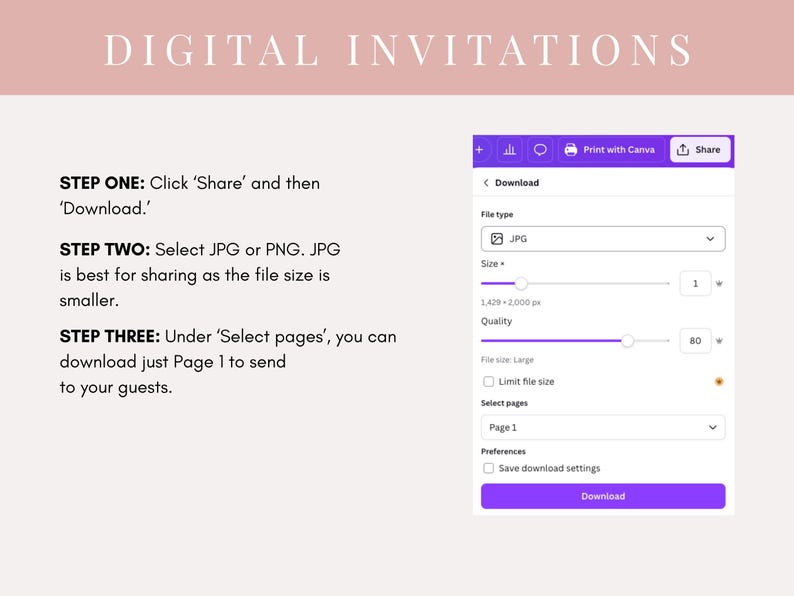 Sage Green Watercolor Birthday Invitation, Editable Garden Party Invite ...