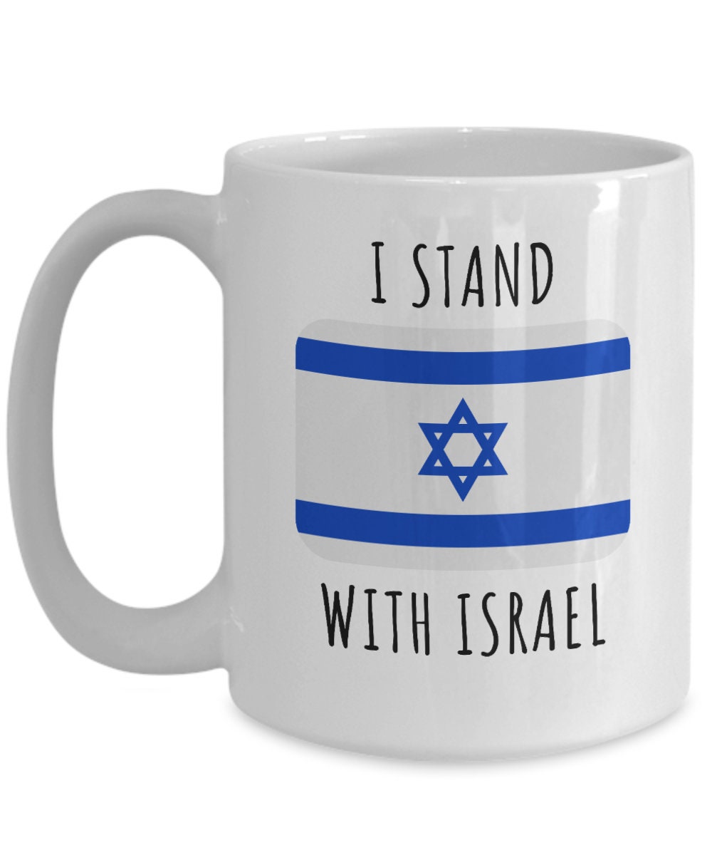 Gifts for We Support Israel, I Support Israel Mug, I Stand With Israel ...