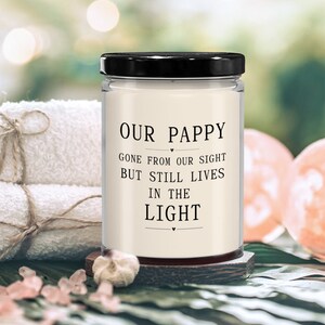 Pappy Memorial Gifts, Pappy Memorial Sympathy Candle, in Memory of ...