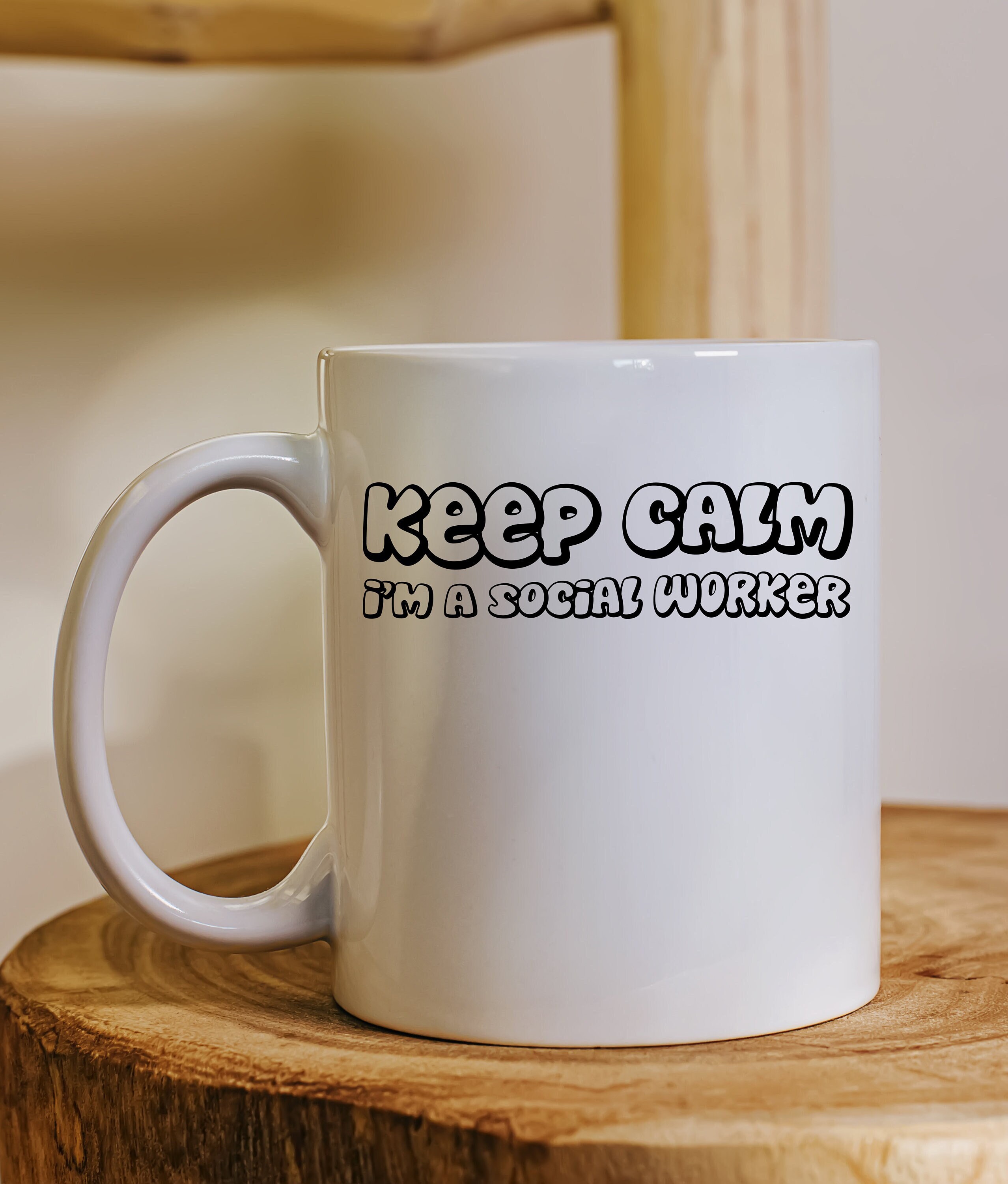 Keep Calm I'm a Social Worker Mug, Funny Gift for Social Worker, Gift ...