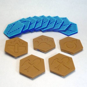 Terraforming Mars Hex Tile Set Upgrade - Etsy