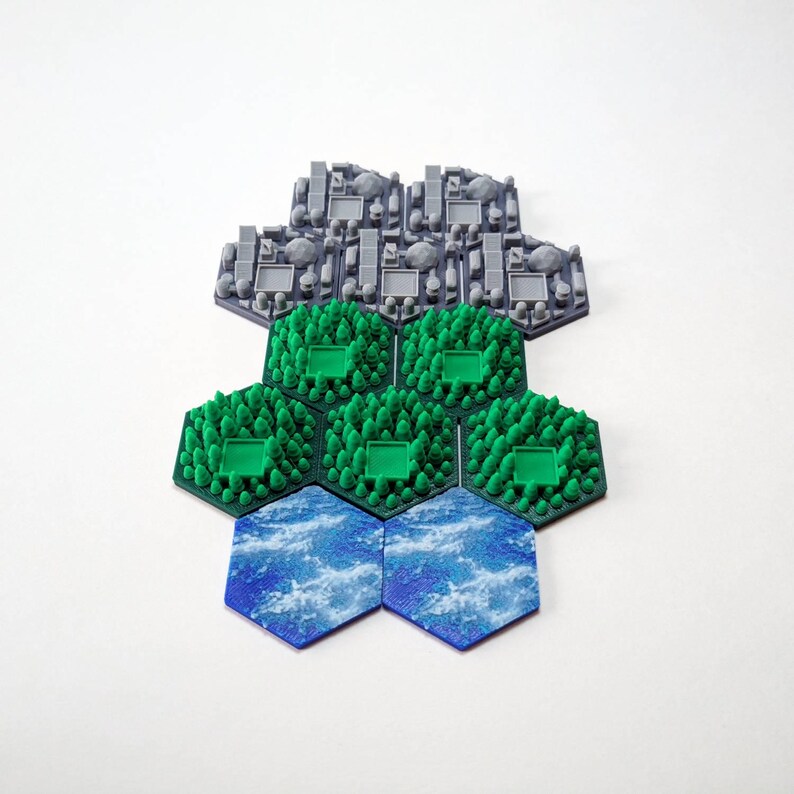 Terraforming Mars 3D Printed Hex Tiles – Board Game Upgrade Set - Etsy