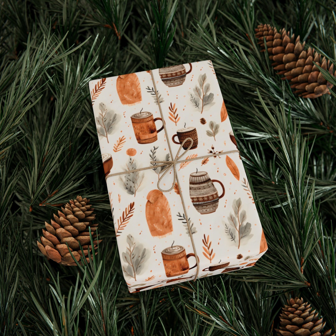 Christmas Wrapping Paper Autumn Wrapping Paper Gift Wrap - Etsy